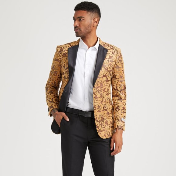 Stacy Adams | Suits & Blazers | Stacy Adams Textured Paisley Mens ...